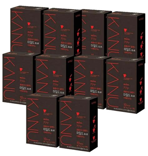 맥심 카누 마일드미니 100t 10tx10개 티몬