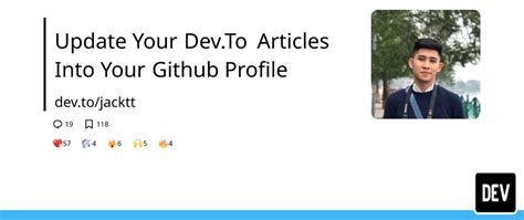 Creating Dynamic README Md File DEV Community
