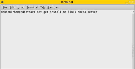Langkah Konfigurasi DHCP Server Di Linux Debian Dengan VMware Berbage Ilmu Tutorial