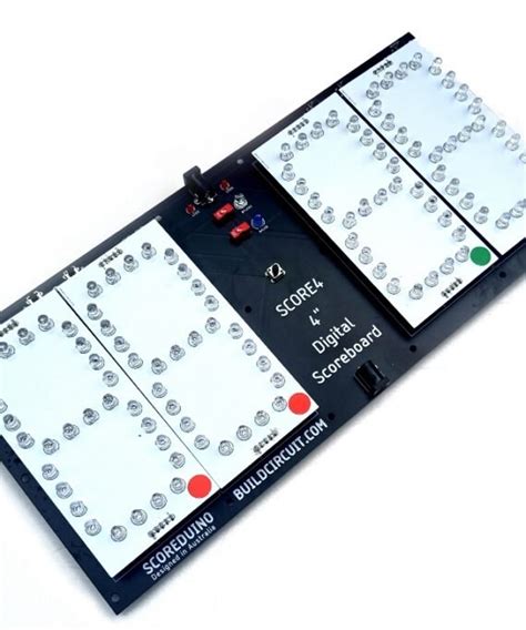 Detachable SCORE4 SCOREDUINO B Based Digital Scoreboard With 2 3