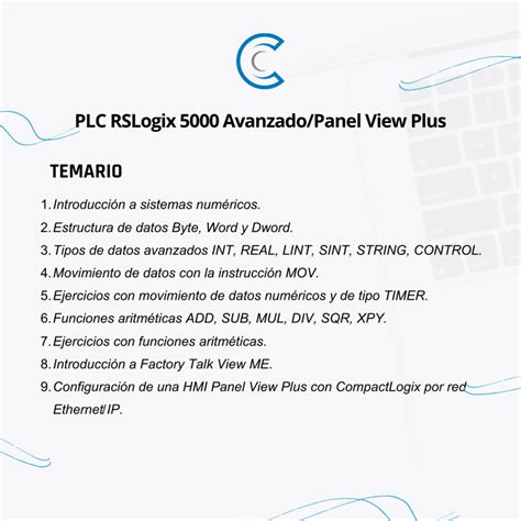 Plc Rslogix 5000 Avanzado Panel View Plus Conecti Capacitacion Industrial