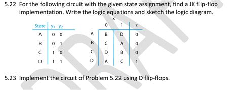 Solved 522 For The Following Circuit With The Given State