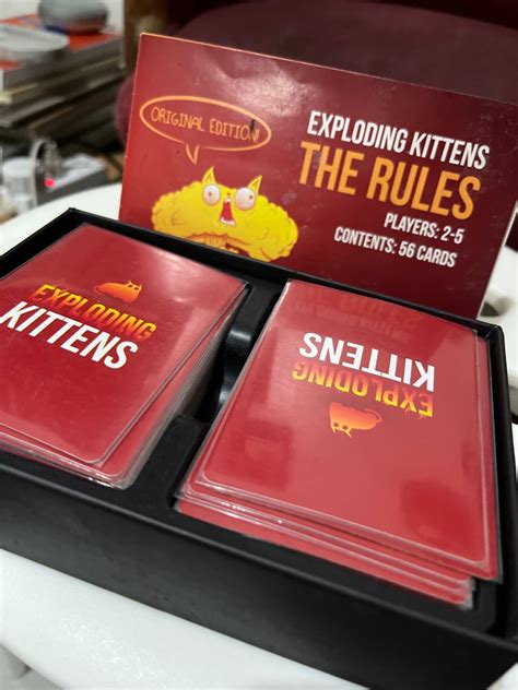 Exploding Kittens Board Game Free Shipping Hobbies Toys Toys Games On Carousell