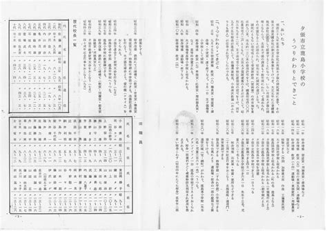 開校40周年記念誌鹿島小学校 ふるさと大夕張2丁目3番地