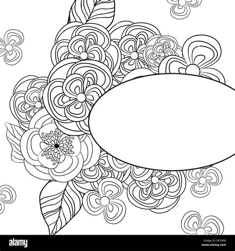 Wedding Card Or Invitation With Abstract Floral Background Greeting Card In Grunge Or Retro