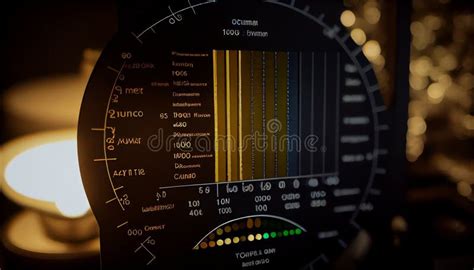 Digital High Tech Graph Background Stock Illustration Illustration Of