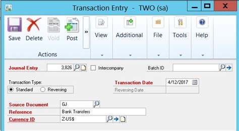 Redbeard S Blog Paste General Ledger Transactions From Excel Into Dynamics GP 2013 R2 And Later