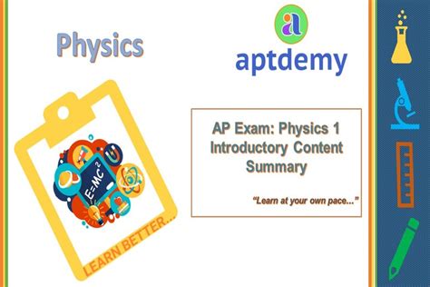 AP Physics 1 Algebra Based Aptdemy