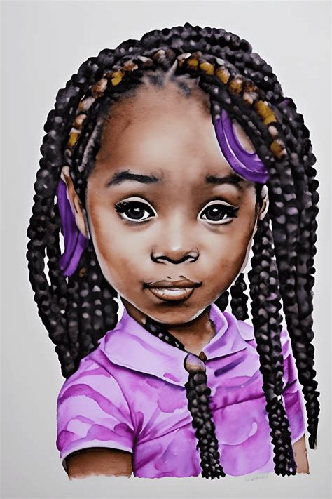Hyper Realistic Black Girl · Creative Fabrica