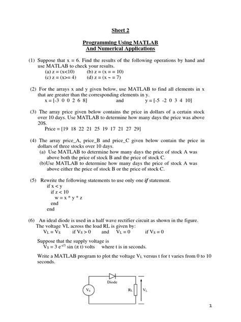 Sheet 02 Epm486 Pdf Matlab Matrix Mathematics