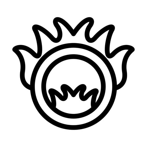 Ring Of Fire Icon Design 14632280 Vector Art At Vecteezy