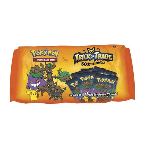 Pokemon Trading Card Game Trick Or Trade Booster Sealed Bundle Of 35