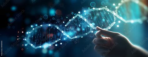 Dna Banner Dna Structure Banner Dna Model Banner Biology Banner