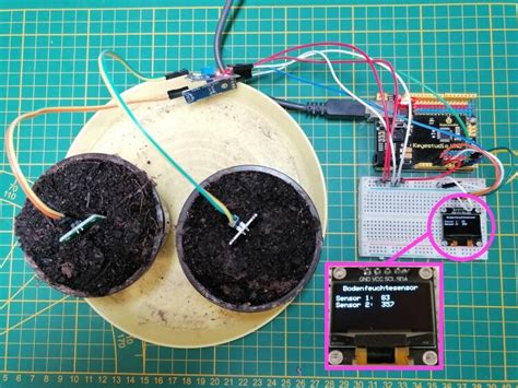 Arduino Projekt Bodenfeuchtesensor And Oled Display Technik Blog