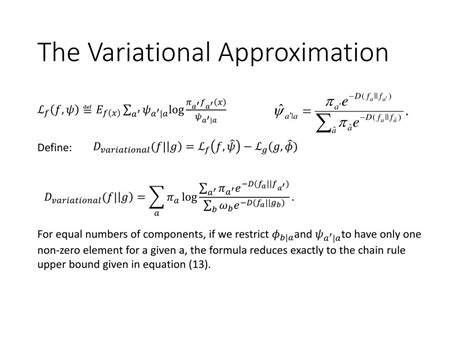 Ppt Approximating The Kullback Leibler Divergence Between Gaussian