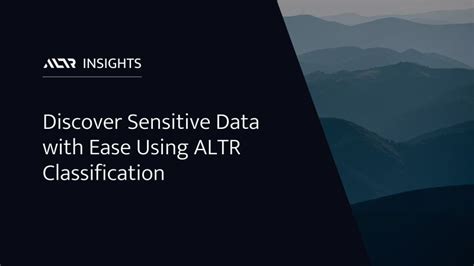 Dataclassification Datasecops Datasecurity Infosec Altr