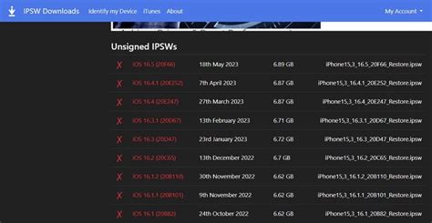 Decoding Ipsw Beta Signed And Unsigned Versions Drfone