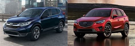 Honda Cr V Vs Mazda Cx 5 Crossover Suv Comparison