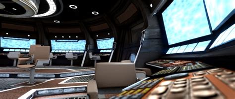 Starship Bridge Command Center 3d Model In Fantasy Spacecraft 3dexport