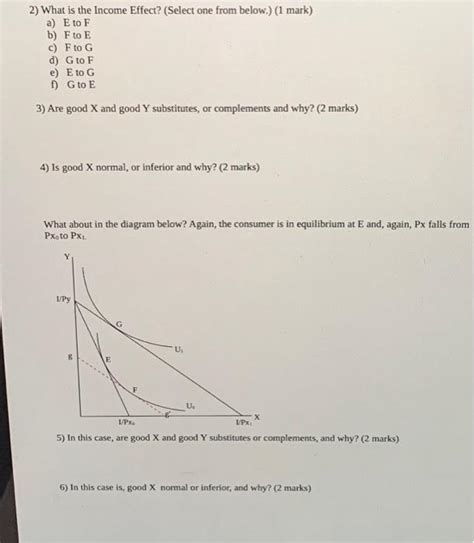 Solved Question 1 10 Total Marks Income And Substitution