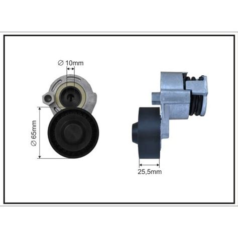 117501113R - Tensioner lever, tensioner pulley, belt tensioner, v ...