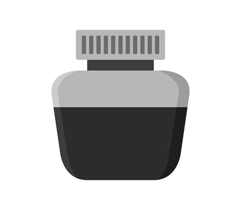 Premium Vector Ink Bottle