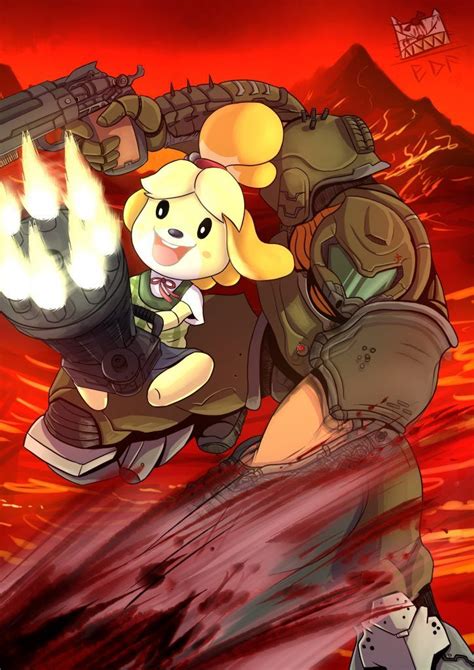 The Animal Crossing Doom Eternal Meme Is The Crossover We All Need