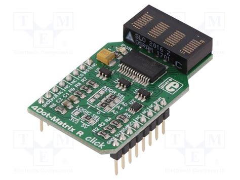 4dot Matrix R Click Mikroe Click Board Prototype Board Comp
