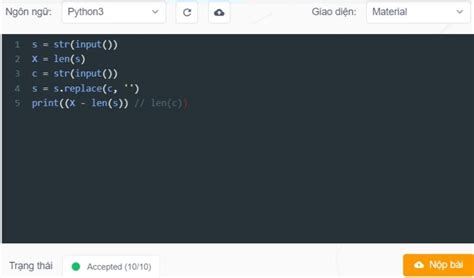 Đề Bài Viết Chương Trình Nhập Vào 1 Xâu Đếm Xem Ký Tự C Xuất Hiện Trong Xâu đó Có Bao Nhiêu Lần