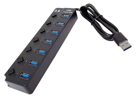 7 Port USB Hub 3 0 High Speed Wiltronics