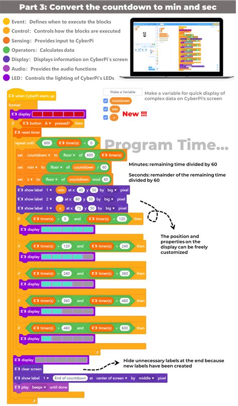 How To Code A 10 Minute Timer Makeblock