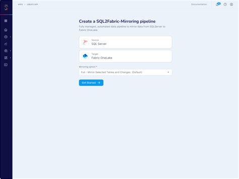 mirroring sql server database to microsoft fabric striim