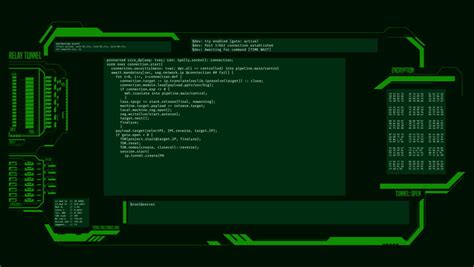 Hacking Process On Old Style Screen Hackers Stealing Data Identity