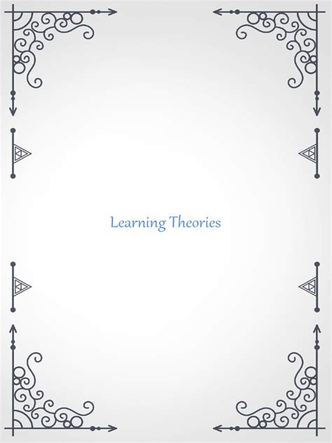 Learning Theories Pdf Constructivism Philosophy Of Education Behaviorism