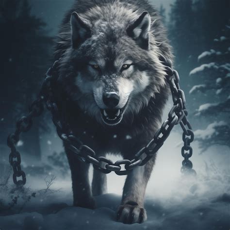 Premium Ai Image Alpha Wolf Art