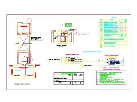 Tanque Elevado Y Tanque Cisterna En Autocad Cad 9251 Kb Bibliocad