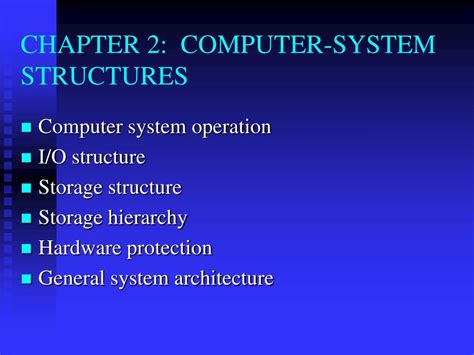 Ppt Chapter 2 Computer System Structures Powerpoint Presentation Free Download Id1407970