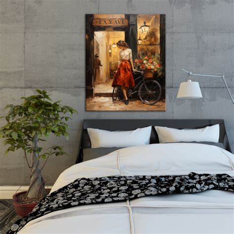 Купить картину Возле старого кафе Искусственый Интеллект в Киеве доступная цена в Украине