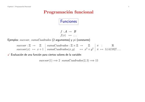 Pdf De Programación Capítulo 1 Programación Funcional