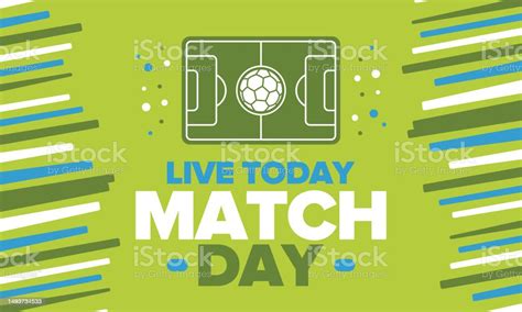 축구 경기의 날 경기의 날 푸볼 피치와 공 세계 선수권 대회와 유럽 컵 리그 플레이오프 정규 시즌 결승전 스포츠 포스터 벡터 일러스트 레이 션 Championship에 대한