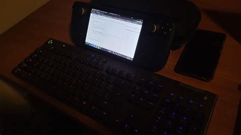 my gf doing java exercises in browser on my steam deck r