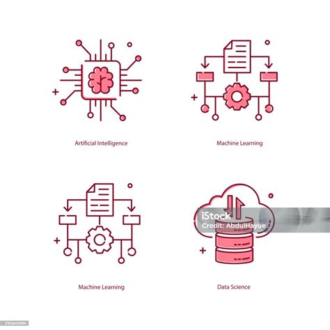 Artificial Intelligence Ai Machine Learning Ml Data Science Vector