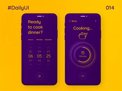 DailyUI 014 Countdown Timer By Hanna Radchenko On Dribbble