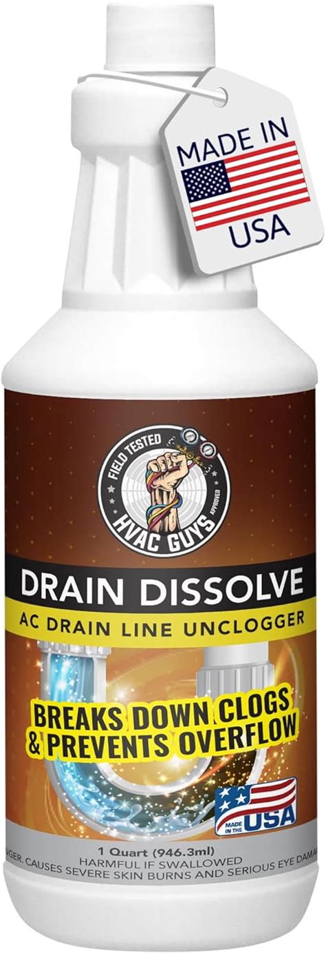 Drain Dissolve Ac Drain Line Cleaner And Unclogger Heat Generating