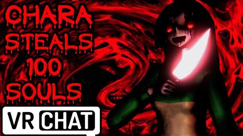 Undertale Chara Steals Souls Vrchat Youtube
