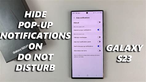 How To Enable Disable Do Not Show Pop Up Notifications In DO NOT