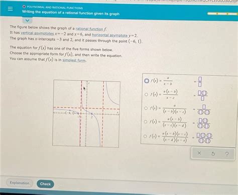 Solved O POLYNOMIAL AND RATIONAL FUNCTIONS Writing The Chegg Com