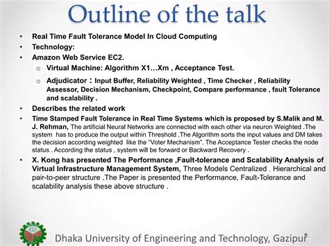 Adaptive Fault Tolerance In Real Time Cloud Computing Ppt