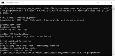 Tms320f28069m Bootloader For Firmware Update Using Serial Port Between