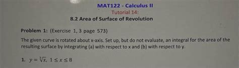 Solved Problem Exercise Page The Given Curve Chegg Com